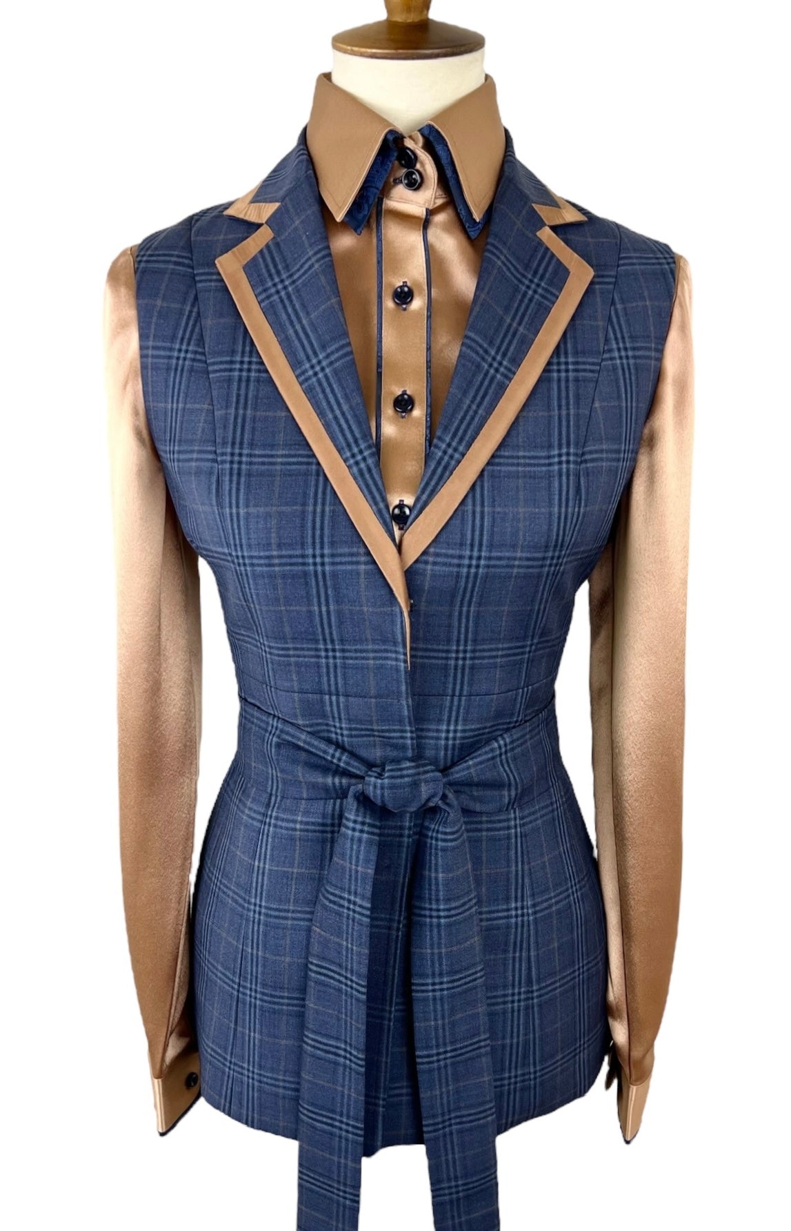 The Sheryl Halter Vest – Custom Collars Boutique